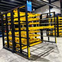 China Crane Compatible Drawer Sheet Rack, Overhead Lifting Plate Storage System for Large Ton Slabs for sale