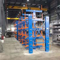 China ISO9001 Manual Double Sided Cantilever Rack For Long Steel Aluminum Sheets for sale