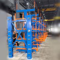 China ISO9001 Manual Double Sided Cantilever Rack For Long Steel Aluminum Sheets for sale