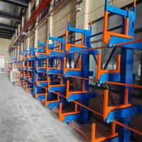 China Heavy Duty Cantilever Storage Racks Reinforced Cantilever Material Rack For Steel Plates for sale