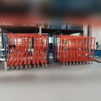 China Wheeled Upright Roll Out Sheet Metal Rack For On Site Material Transfer for sale