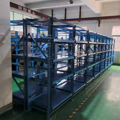 China Vertical Space Saving Mould Tool Racking High Density Mold Shelving For Warehouse for sale