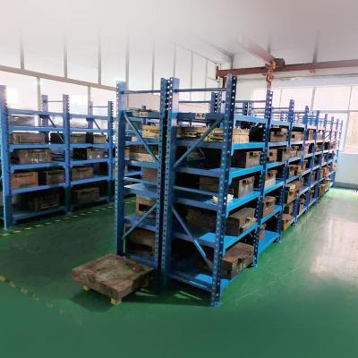 China Hoist And Forklift Compatible Mould Rack High Efficiency Mechanized Mold Storage System for sale
