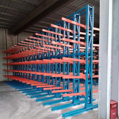 China Bidirectional Access Double Sided Cantilever Rack Industrial For Warehouse Capacity Upgrade for sale