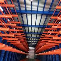 China Anti Collision Cantilever Storage Rack Safety Industrial Shelving For Frequent Warehouse Operation for sale