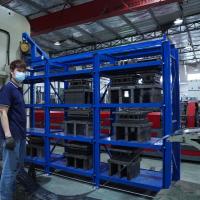 China Fully Open Heavy Duty Die Storage Rack Mould Storage Rack For Large Thick Molds for sale