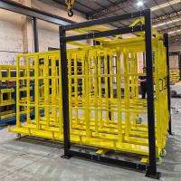 China Elevated Off Ground Vertical Roll Out Sheet Metal Rack Moisture Proof Customizable for sale