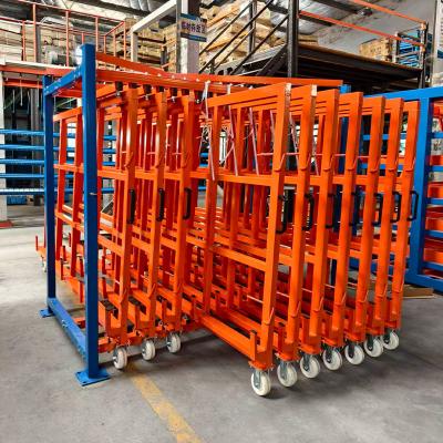 China Extra Height Single Side Roll Out Sheet Metal Rack For Oversize Slabs for sale