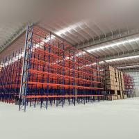 China FEA Certified High Tonnage Selective Pallet Rack , Reinforced Beam Heavy Storage Rack for sale