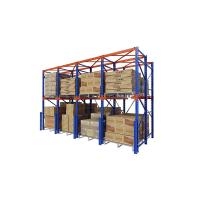 China Impact Reinforced Heavy Duty Rack Anti Collision Upright Frame For High Frequency Forklift Warehouse for sale