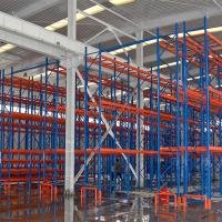 China Narrow Aisle VNA Heavy Duty Pallet Rack Compact High Density Storage For Limited Warehouse Footage for sale