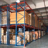 China Mezzanine Integrated Multi Level Heavy Duty Rack Combined Upper Floor And Lower Pallet Storage System for sale