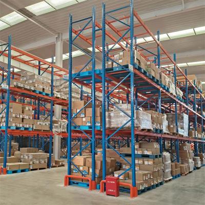 China Anti Seismic Reinforced Heavy Duty Industrial Pallet Racks For Seismic Zone Factory for sale