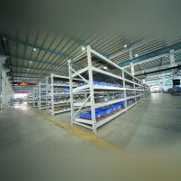 China Production Line Side Bin Gravity Flow Rack Workshop Gravity Flow Roller Rack for sale