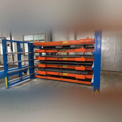 China Full Pull Out Horizontal Sheet Metal Storage Racks Drawer Type Easy Installation for sale