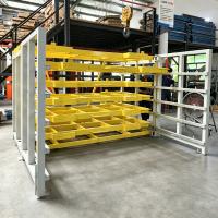 China Multi Layer Separated Roll Out Sheet Metal Rack For Thin Sheet Offcuts And Small Plates for sale