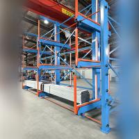 China Manual & Electric Telescopic Cantilever Shelf Customized Long‑Shaped Goods Storage Rack For Factory Workshop for sale