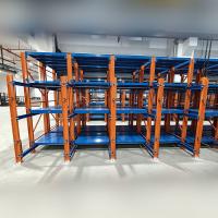 China Customizable Multi-layer Mold Shelving, Heavy Load Drawer Mould Storage Rack With Safety Lock System for sale