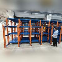 China Customizable Multi-layer Mold Shelving, Heavy Load Drawer Mould Storage Rack With Safety Lock System for sale