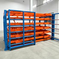China Modular Drawer Type Sheet Metal Rack, Full Extension Sliding Panel Storage Shelf For Factory Raw Material Warehouse for sale