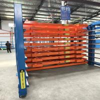 China Heavy‑Duty Horizontal Pull‑Out Drawer Sheet Storage Rack, Flat Sliding Plate Holder For Industrial Warehouse Metal Raw Stock for sale