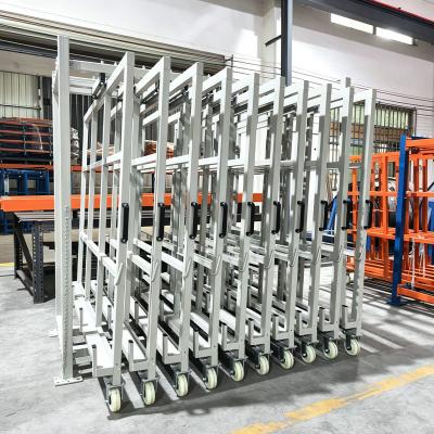 China Heavy-Duty Roll-Out Vertical Sheet Rack – For Industrial Thick Metal Sheet Storage for sale