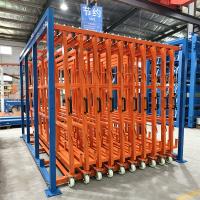 China Heavy-Duty Roll-Out Vertical Sheet Rack – For Industrial Thick Metal Sheet Storage for sale