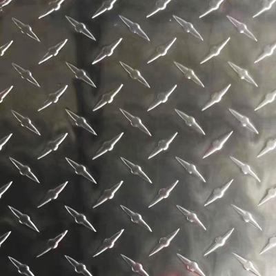 China 1000 Series 1060 Aluminum Tread Plate Checkered Sheet for sale