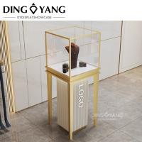 China Golden White Jewellery Display Counters , Color Size Can Be Custom Design Style Can Be Choosed Budget Can Be Adjusted for sale