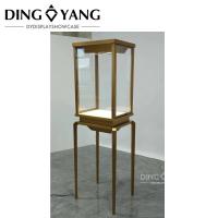 China Custom Transparent Tempered Glass Jewellery Display Cabinet Beautiful Firm Structure for sale