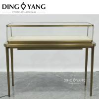 China Factory Wholesale Custom Made High End Fashion Jewellery Table Display Counter With Company Brand Logo for sale
