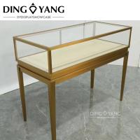 China Factory Wholesale Custom Made High End Fashion Jewellery Table Display Counter With Company Brand Logo for sale
