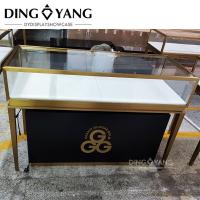 China Fashion Beautiful Appearance Firm Structure Jewelry Display Store Counter With Low Power Consumption Lights Systems for sale
