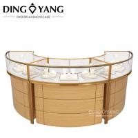 China Custom Made Jewellery Display Counter , Beautiful Appearance Firm Structure , Customize Different Light Sources for sale