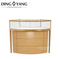 China Custom Made Jewellery Display Counter , Beautiful Appearance Firm Structure , Customize Different Light Sources for sale