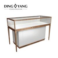 China No Installation Beautiful Appearance Glass Wooden Jewlery Counter Displays for sale