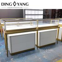 China Curved Corners Jewellery Display Counter Showcase  Modern Fashion Design for sale