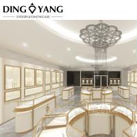 China Anti Fingerprint Finish Jewelry Shop Interior Design Custom Color Size LOGO for sale
