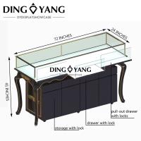 China Custom Jewelry Displays Showcase Boutique European Style Beautiful Appearance for sale