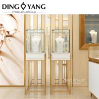 China Modern Fashion Style Jewelry Store Display Cabinets With Low Power Consumption Lights for sale