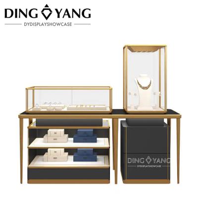 China Modern Fashion Style Luxury Jewelry Showcases, Glass Jewelry Showcase Furniture No Installation for sale
