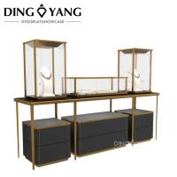 China Modern Fashion Style Glass Luxury Upscale Jewellery Shop Showcase With Low Power Consumption Lights for sale