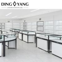 China Custom Made Black White Showcase For Jewellery Shop Modern Fashion Style for sale