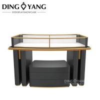 China Jewelry Showcase Displays Modern Curve Jewelry Showcase Fixtures With Low Power Consumption Lights for sale