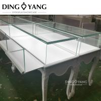China Custom Full White European Style Wood Jewelry Showcase No Installation And Can Be Used Directly for sale