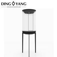 China Modern Fashion Style Tall Round Jewelry Display Case No Installation And Can Be Used Directly for sale