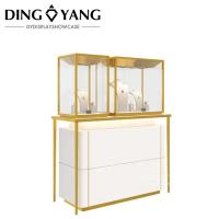 China Custom Jewelry Display Cases Durable Sophisticated Design Style With Lights Systems for sale