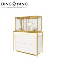 China Custom Jewelry Display Cases Durable Sophisticated Design Style With Lights Systems for sale
