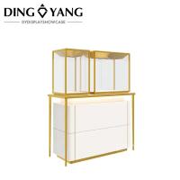 China Custom Jewelry Display Cases Durable Sophisticated Design Style With Lights Systems for sale