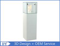 China Supplier manufacturer wooden glass full assamble exhibition showcase with lock for sale